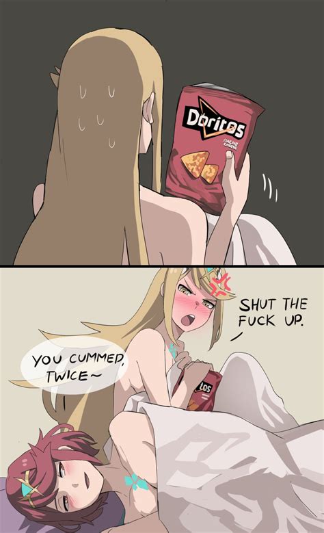 Rule 34 2girls After Sex Blanket Blonde Hair Core Crystal Doritos Jourd4n Mythra Nude Pyra Red