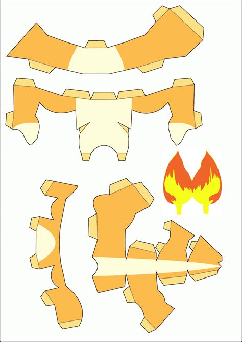 Printable Charizard Papercraft Printable Papercrafts Printable Papercrafts