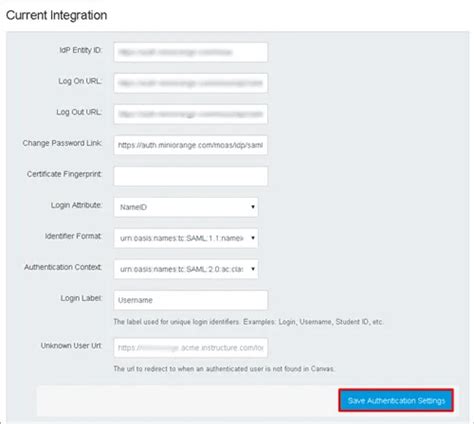 Sso Setup With Canvas Lms Using Drupal Idp Saml Idp 20 Single Sign On Sso Saml Identity