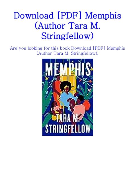 Get [pdf] Books Memphis Author Tara M Stringfellow By Atrace853 Issuu