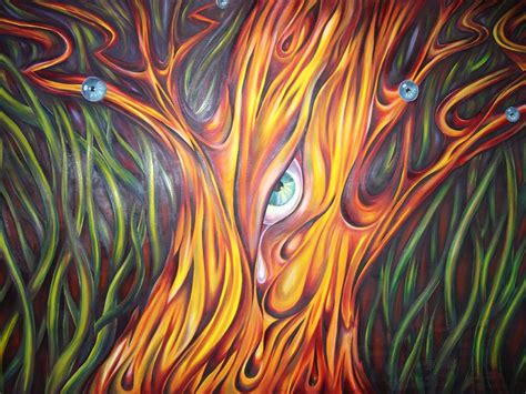 Tree Art On Canvas At Mary Hammon Blog