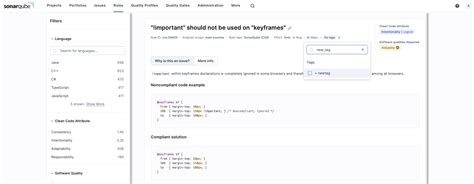 Custom Rules Tag Sonarqube Developer Edition Sonarqube Server Community Build Sonar
