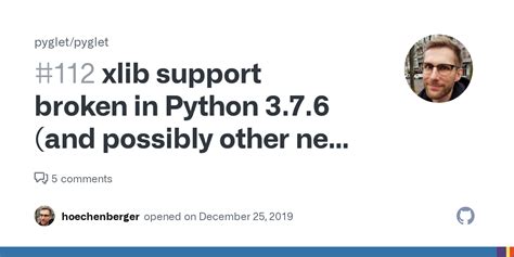 xlib support broken in python 3 7 6 and possibly other new python releases · issue 112