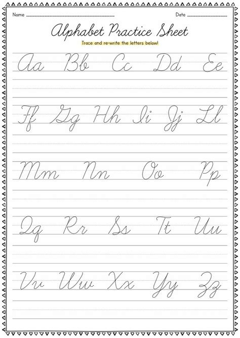 12 Penmanship Practice Worksheets For Adults Cursive Writing Practice