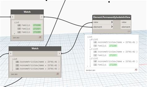 Isolate Element In View Revit Dynamo