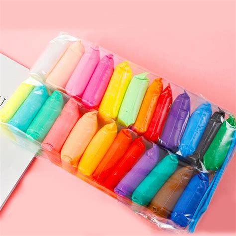 12 24 36 Colors Soft Clay Modeling Clay Ultra Light Magic Modeling Clay Educational Toy