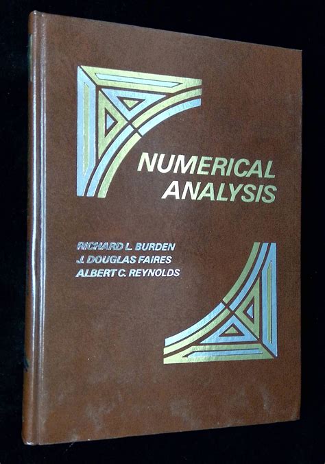Numerical Analysis Richard L Burden Solutions At Tristan Wilkin Blog