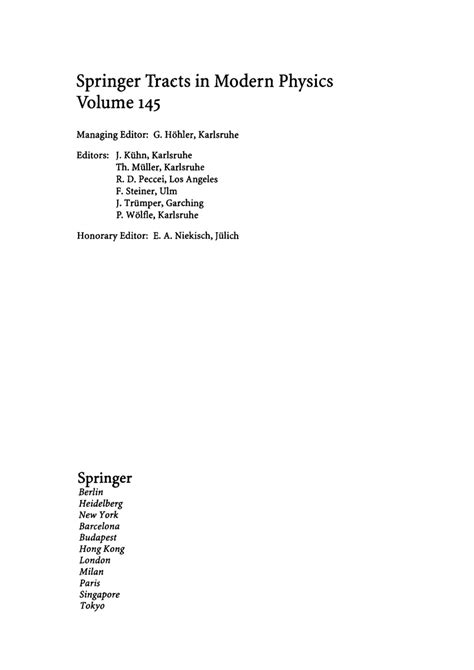 Pdf Handbook Of Feynman Path Integrals