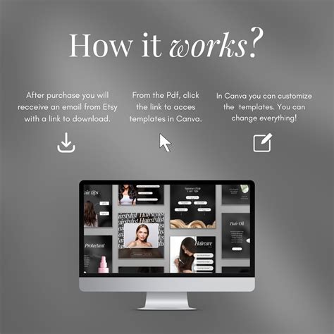 Hairstylist Instagram Templates Hair Instagram Post Hair Designer