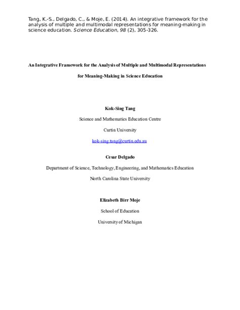 doc an integrative framework for the analysis of multiple and