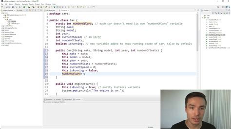 Comp1010 Video 19 Class Constructors Youtube