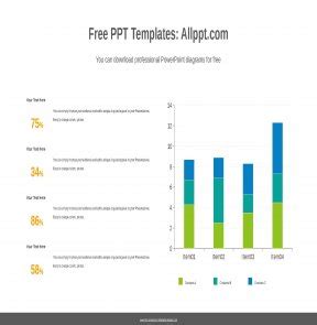 mẫu powerpoint stacked bar chart powerpoint diagram