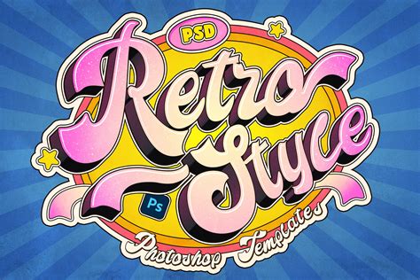 retro vintage text effects filtergrade