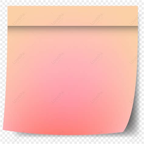 메모 그라데이션 핑크 스티커 일러스트 종이 테이프메모 용지정보 Png 일러스트 무료 다운로드 Lovepik