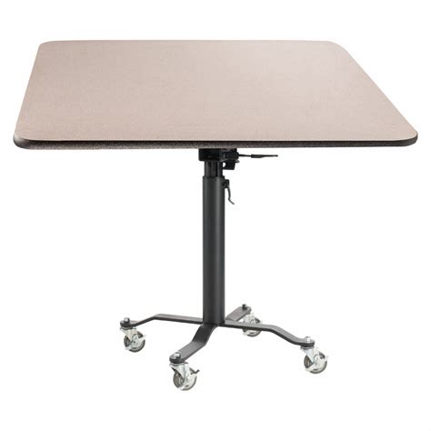 National Public Seating Laminate Gray Nebula Cafebreakroom Table