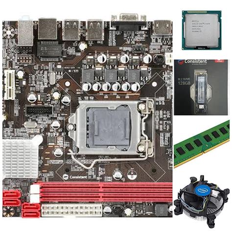 consistent h61 motherboard combo i5 3470 nvme 128gb hdd 8gb ddr3