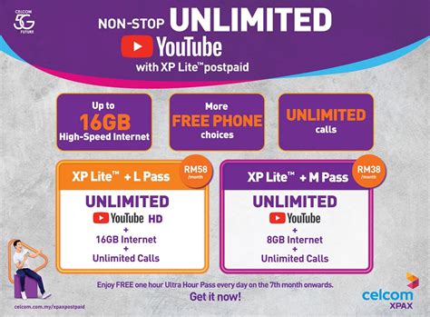 Celcom Naik Taraf Kuota Internet Percuma Untuk Pelanggan Pascabayar