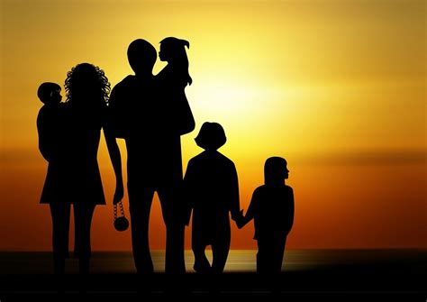 Gratis Fotografie Familie Barn Sunset Silhouette Gratis Bilde På Pixabay 730320
