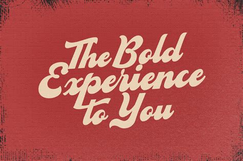 Boldstrike Retro Bold Script Letter Hend Studio