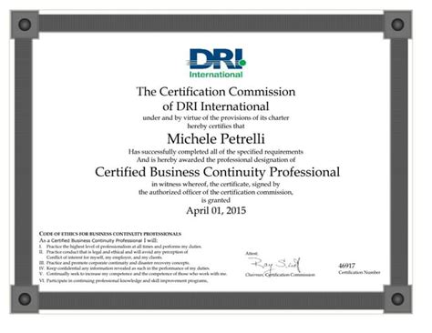 Drii Cbxp Certificate Pdf