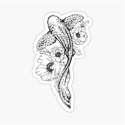 Zebra Shark Sticker For Sale By Wwasserfarben Redbubble