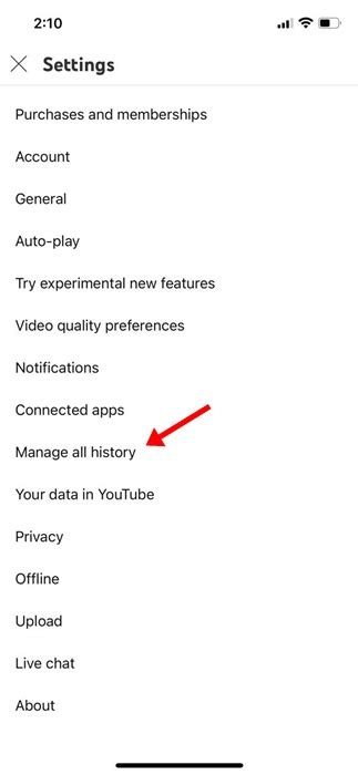 วิธีลบการค้นหา Youtube และประวัติการดูบน Iphone Khao Ban Muang