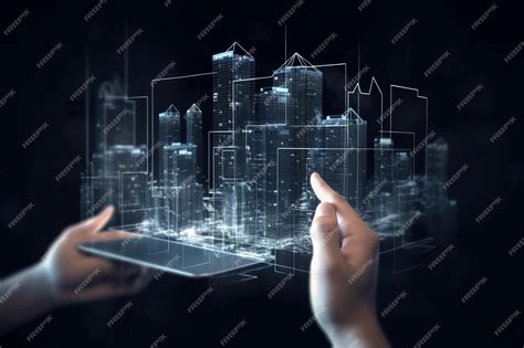 Premium Ai Image Hand Pushing A Button On A Screen Hand Touching Tablet Hand Pushing A Touch