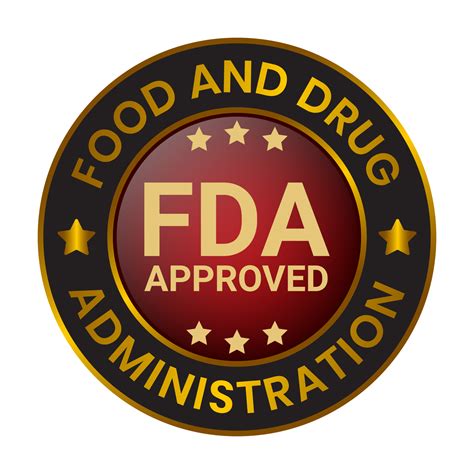 Fda Aprroved Label Stamp Badge Seal Sticker Tag Food And Drug
