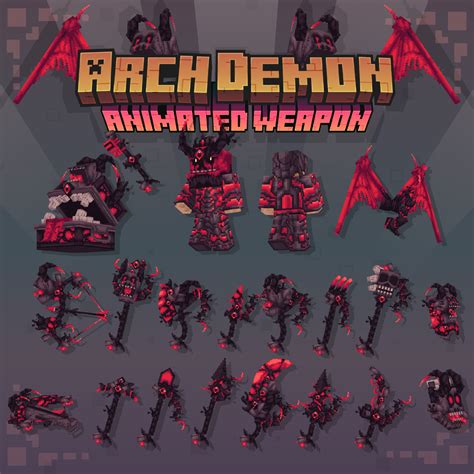 Arch Demon Animated Weapon Set Mcmodels