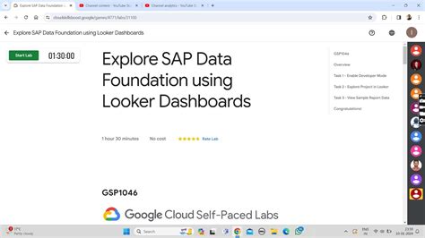 explore sap data foundation using looker dashboards lab solution