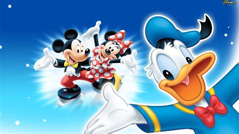 Wallpaper Mickey And Donald Duck In The Ice 1680x1050 Picture Image