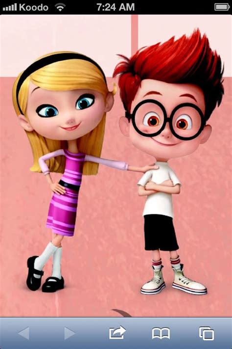 Mr Peabody And Sherman Penny And Sherman Kiss