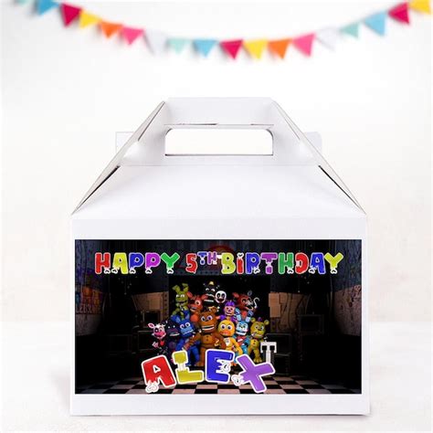 Five Nights At Freddys Boxes Etsy