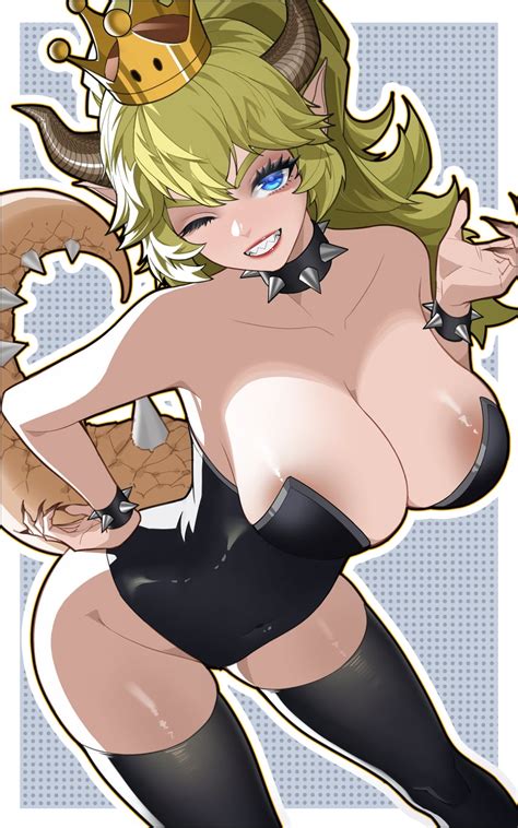 Bowsette Mario And More Drawn By Godot Danbooru