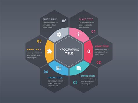 Multi Hive Center Rotation Powerpoint Templates Powerpoint Free