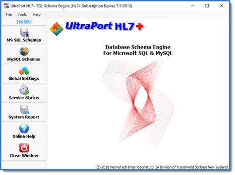 Hl7 Sql Schema Engine