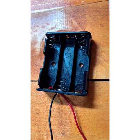 รางถ่าน ขนาด Aa แบบใส่ถ่าน 3 ก้อน รุ่นนี้ไม่มีฝาปิดและไม่มีสวิตช์ Shopee Thailand