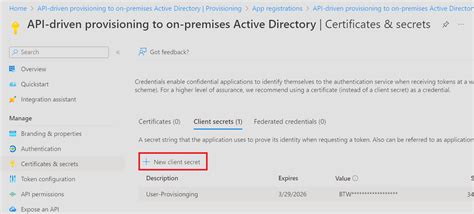Getting Started With Api Driven Inbound User Provisioning To On Premises Ad Christianfrohndk