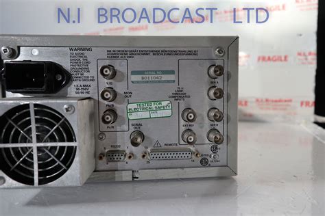 Tektronix Wfm I SDI Waveform Vectorscope N I Broadcast Ltd