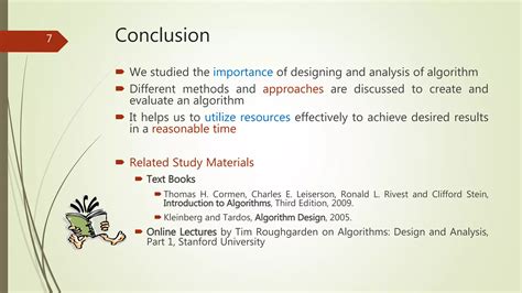 design and analysis of algorithms abstract view ppt