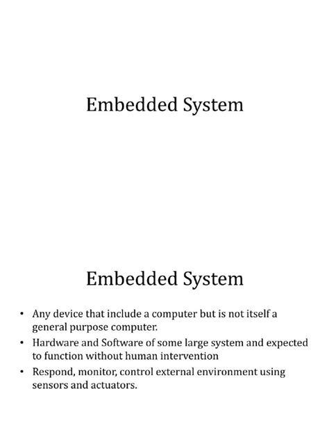 Embedded Systems Pdf