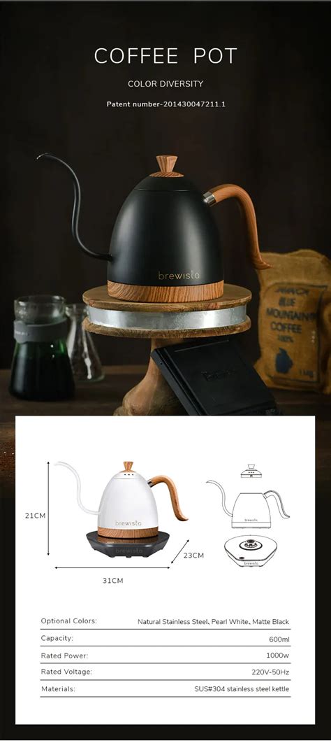 Brewista 600ml Smart Barista Brewing Drip Pour Over Coffee Tea