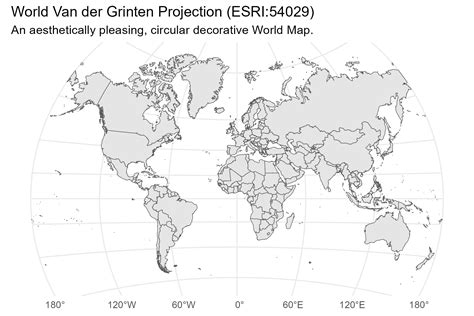 Various Crs Projections For Use With Sf Plots In Ggplot2 Visage
