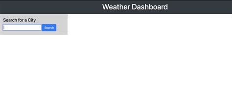 Github Dominiquegarrett Weatherdashboard Module 6 Challenge