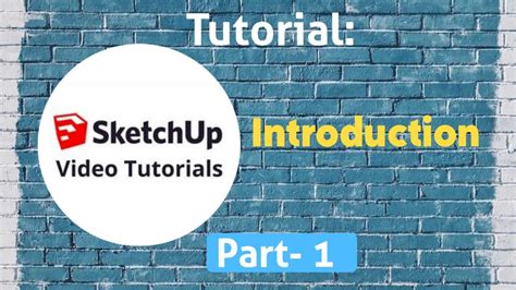 SketchUp Tutorial Introduction Beginner SketchUp Tutorial SketchUp English YouTube