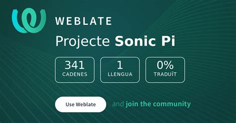 Sonic Pi Valencian Hosted Weblate