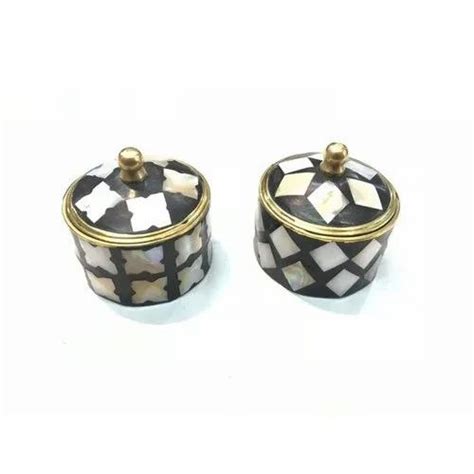 Round Brass Mop Box At ₹ 75piece In New Delhi Id 22083140230