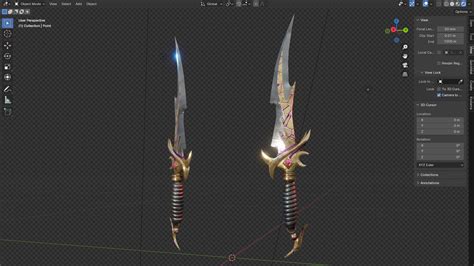 Artstation Fantasy Dagger Collection Hiepvu Resources