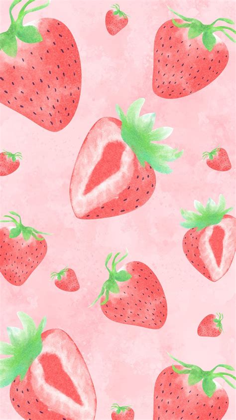 Los Mejores Fondos De Pantalla De Fresas Dibujos Animados Fresas Sin