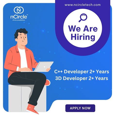 Ncircle Tech Careers On Linkedin Hiring C Cppdeveloper 3ddeveloper Nfinitepossibilities